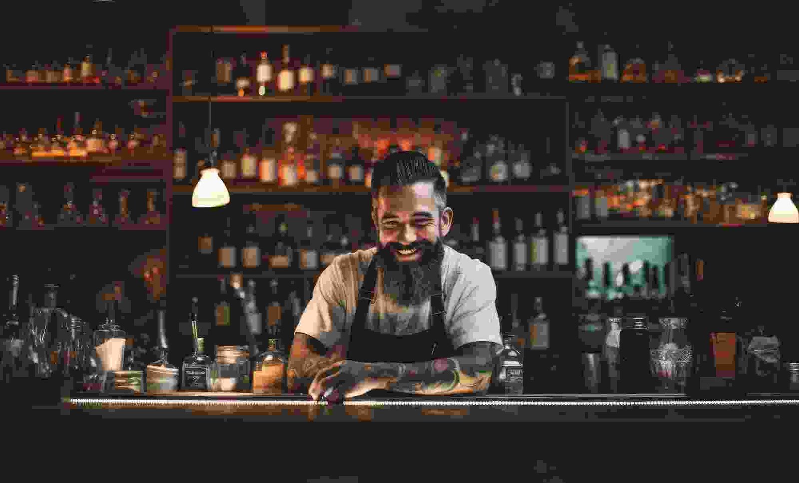 New Eye Catchy Restaurant With Bar - CAD TECH BAR